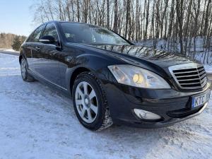 Black Mercedes-Benz S 320 2007 in Kaunas, with an engine capacity of 2.99 L and mileage of 412 thousand km for 5700 €, photo 7 on AUTOMOTO.COM.LV