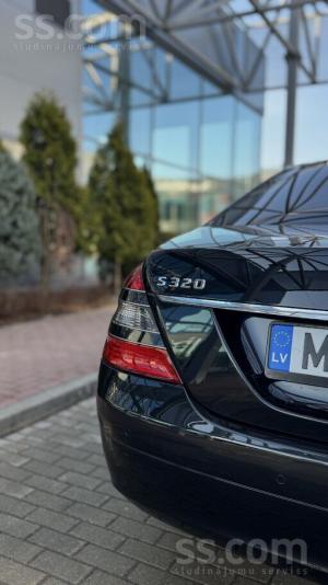 Melns Mercedes-Benz S 320 2007 Rīga, ar dzinēja tilpumu 3.00 L un nobraukumu 306 tūkst. km par 6200 €, foto 8 vietnē AUTOMOTO.COM.LV
