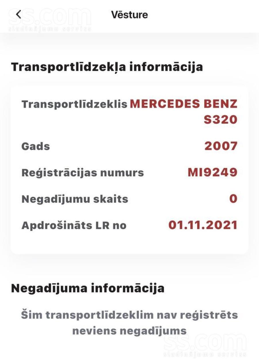 Melns Mercedes-Benz S 320 2007 Rīga, ar dzinēja tilpumu 3.00 L un nobraukumu 306 tūkst. km par 6200 €, foto 27 vietnē AUTOMOTO.COM.LV