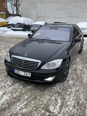 Black Mercedes-Benz S 320 2007 in Riga, with an engine capacity of 3.00 L and mileage of 340 thousand km for 6000 €, photo  on AUTOMOTO.COM.LV