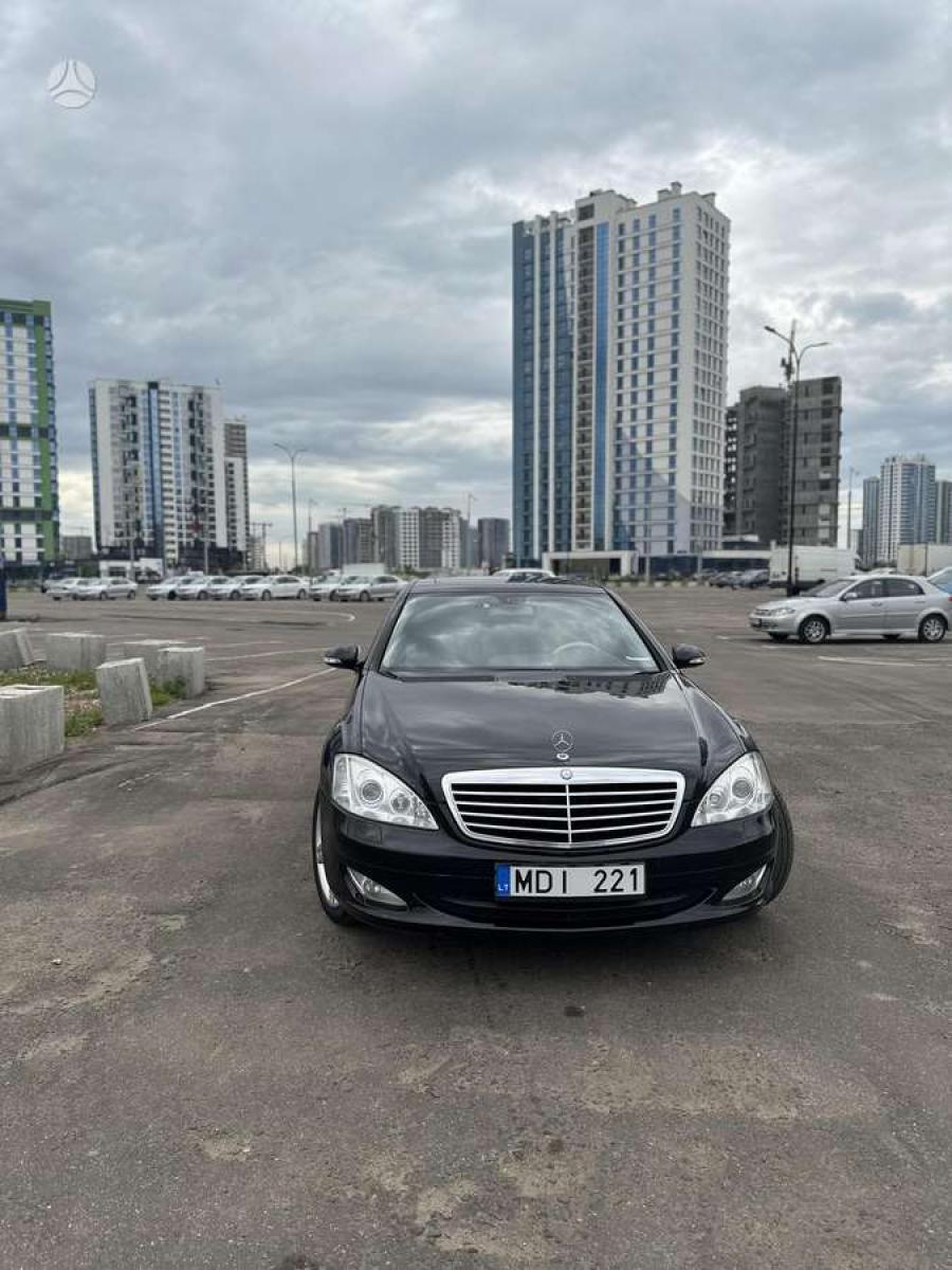Melns Mercedes-Benz S 320 2007 Viļņa, ar dzinēja tilpumu 2.99 L un nobraukumu 391 tūkst. km par 6200 €, foto 6 vietnē AUTOMOTO.COM.LV