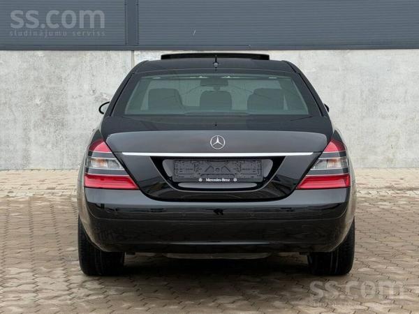 Black Mercedes-Benz S 320 2008 in Riga, with an engine capacity of 3.00 L and mileage of 0 thousand km for 6750 €, photo 10 on AUTOMOTO.COM.LV