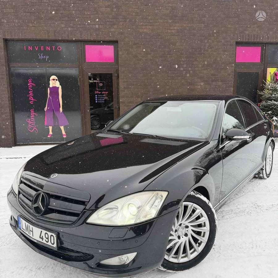 Black Mercedes-Benz S 320 2008 in Kaisiadorys, with an engine capacity of 2.99 L and mileage of 350 thousand km for 5450 €, photo 11 on AUTOMOTO.COM.LV