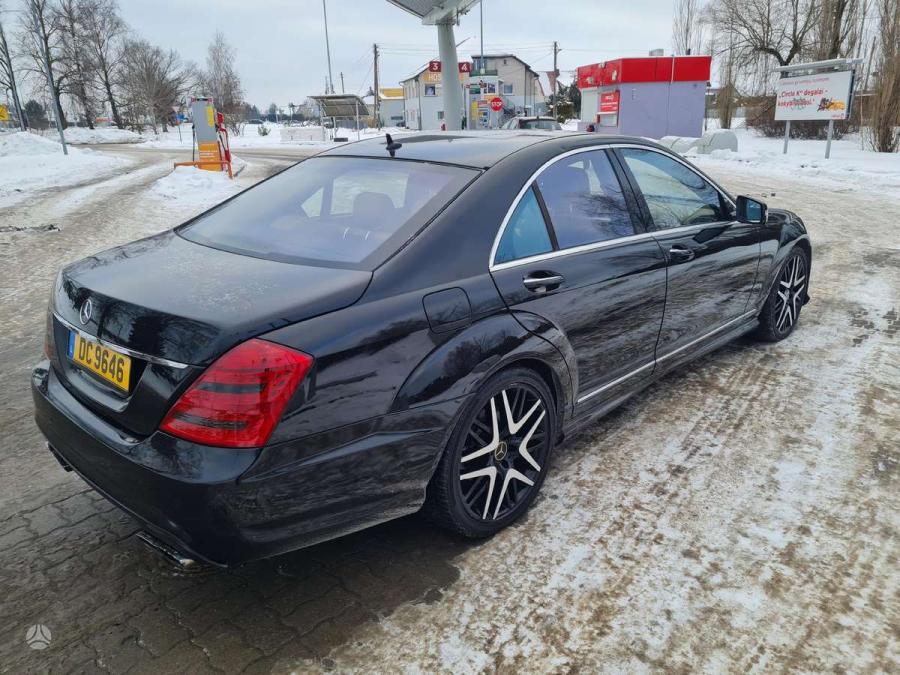 Melns Mercedes-Benz S 320 2008 Tauragė, ar dzinēja tilpumu 2.99 L un nobraukumu 330 tūkst. km par 8750 €, foto 7 vietnē AUTOMOTO.COM.LV