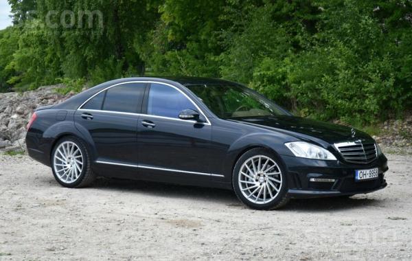 Black Mercedes-Benz S 320 2008 in Aizkraukle, with an engine capacity of 3.00 L and mileage of 270 thousand km for 7500 €, photo 1 on AUTOMOTO.COM.LV