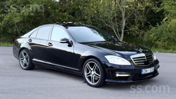 Black Mercedes-Benz S 320 2009 in Madona, with an engine capacity of 3.00 L and mileage of 433 thousand km for 6650 €, photo 6 on AUTOMOTO.COM.LV