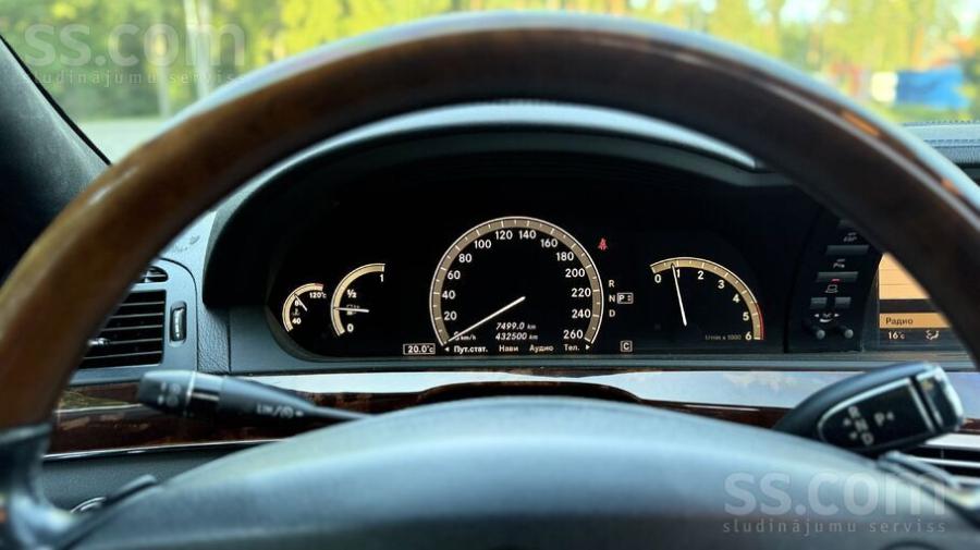 Черный Мерседес С 320 2009 в Мадона, объемом двигателя 3.00 л и пробегом 433 тыс. км за 6650 €, фото 13 на AUTOMOTO.COM.LV