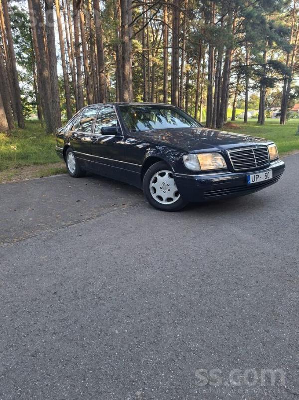 Zils Mercedes-Benz S 320 1997 Valmiera, ar dzinēja tilpumu 3.20 L un nobraukumu 401 tūkst. km par 12200 €, foto 4 vietnē AUTOMOTO.COM.LV