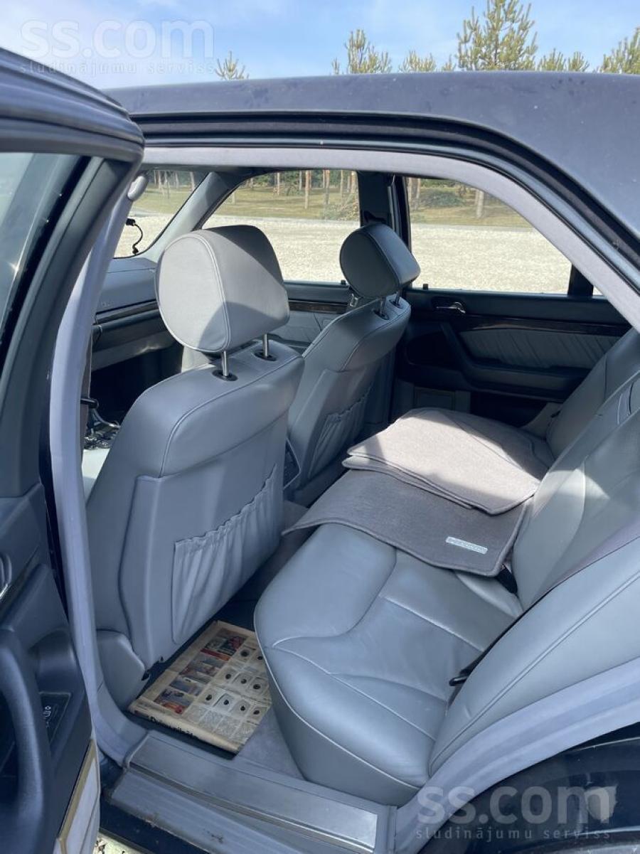 Zils Mercedes-Benz S 320 1999 Aizkraukle, ar dzinēja tilpumu 3.20 L un nobraukumu 380 tūkst. km par 8000 €, foto 4 vietnē AUTOMOTO.COM.LV