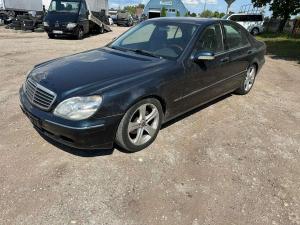 Blue Mercedes-Benz S 320 1999 in Jurbarkas, with an engine capacity of 3.20 L and mileage of 200 thousand km for 1799 €, photo 7 on AUTOMOTO.COM.LV