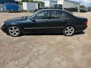 Blue Mercedes-Benz S 320 1999 in Jurbarkas, with an engine capacity of 3.20 L and mileage of 200 thousand km for 1799 €, photo 8 on AUTOMOTO.COM.LV