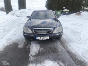 Blue Mercedes-Benz S 320 2000 in Vilnius, with an engine capacity of 3.20 L and mileage of 434 thousand km for 2400 €, photo 5 on AUTOMOTO.COM.LV