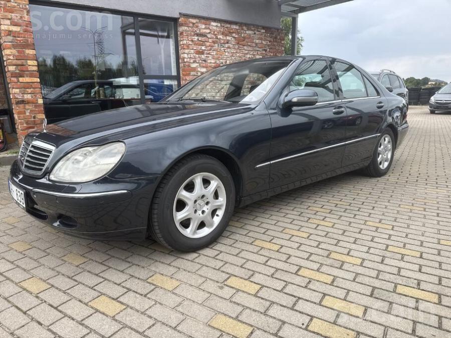 Zils Mercedes-Benz S 320 2002 Talsi, ar dzinēja tilpumu 3.20 L un nobraukumu 273 tūkst. km par 3695 €, foto 1 vietnē AUTOMOTO.COM.LV
