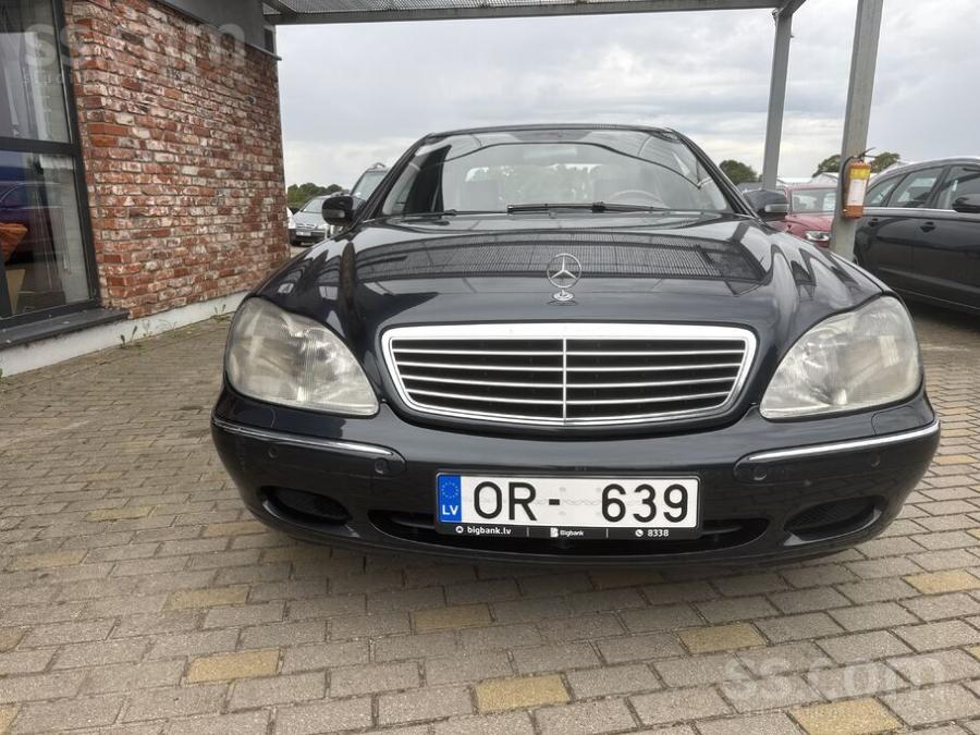 Zils Mercedes-Benz S 320 2002 Talsi, ar dzinēja tilpumu 3.20 L un nobraukumu 273 tūkst. km par 3695 €, foto 3 vietnē AUTOMOTO.COM.LV