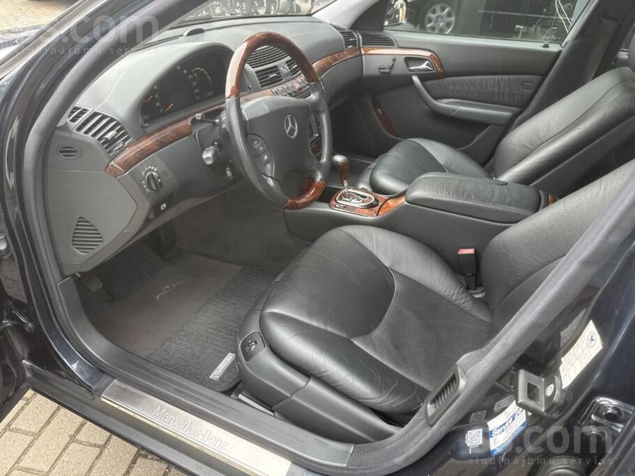 Zils Mercedes-Benz S 320 2002 Talsi, ar dzinēja tilpumu 3.20 L un nobraukumu 273 tūkst. km par 3695 €, foto 8 vietnē AUTOMOTO.COM.LV