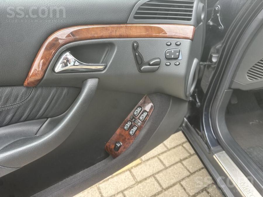 Zils Mercedes-Benz S 320 2002 Talsi, ar dzinēja tilpumu 3.20 L un nobraukumu 273 tūkst. km par 3695 €, foto 9 vietnē AUTOMOTO.COM.LV
