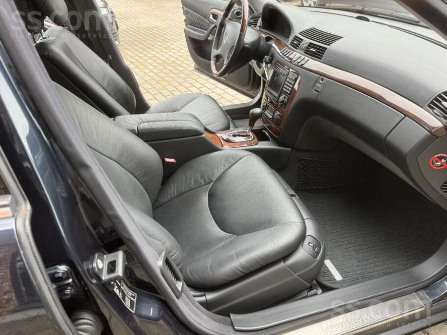 Zils Mercedes-Benz S 320 2002 Talsi, ar dzinēja tilpumu 3.20 L un nobraukumu 273 tūkst. km par 3695 €, foto 20 vietnē AUTOMOTO.COM.LV