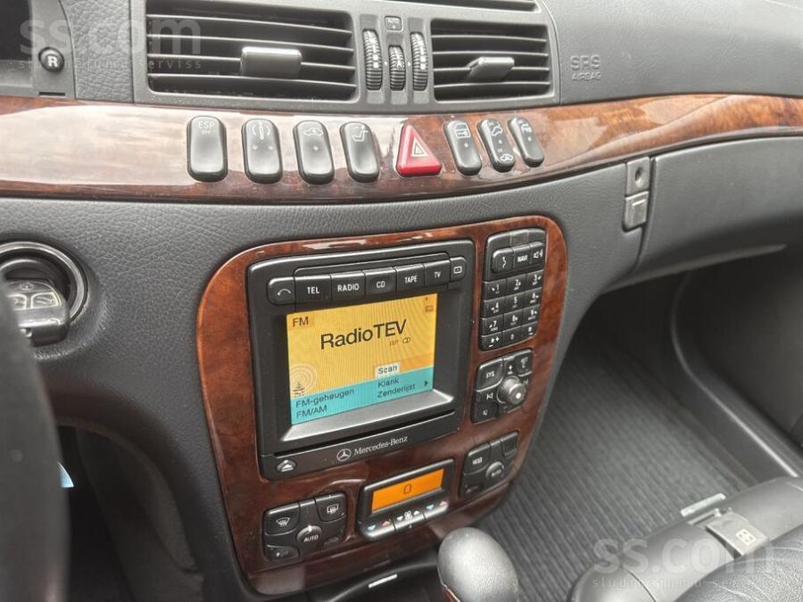 Zils Mercedes-Benz S 320 2002 Talsi, ar dzinēja tilpumu 3.20 L un nobraukumu 273 tūkst. km par 3695 €, foto 24 vietnē AUTOMOTO.COM.LV