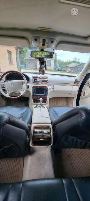 Zils Mercedes-Benz S 320 2003 Lazdijai, ar dzinēja tilpumu 3.22 L un nobraukumu 312 tūkst. km par 2500 €, foto 17 vietnē AUTOMOTO.COM.LV