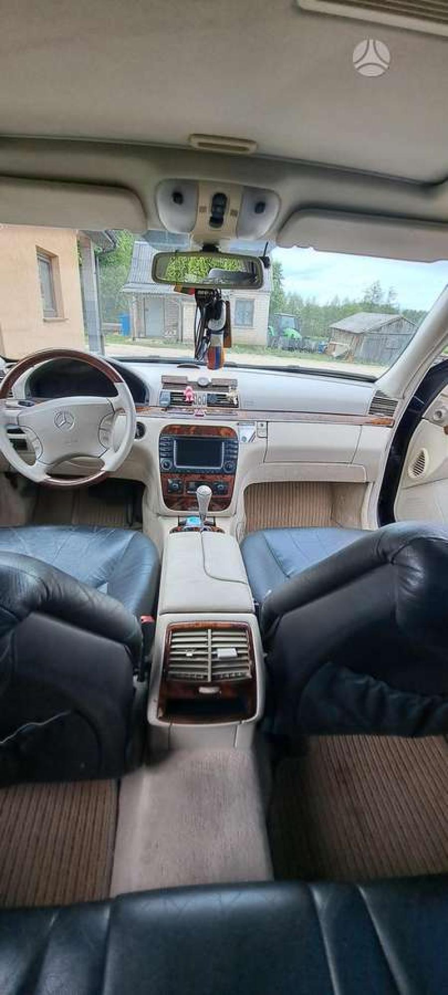 Zils Mercedes-Benz S 320 2003 Lazdijai, ar dzinēja tilpumu 3.22 L un nobraukumu 312 tūkst. km par 2500 €, foto 17 vietnē AUTOMOTO.COM.LV