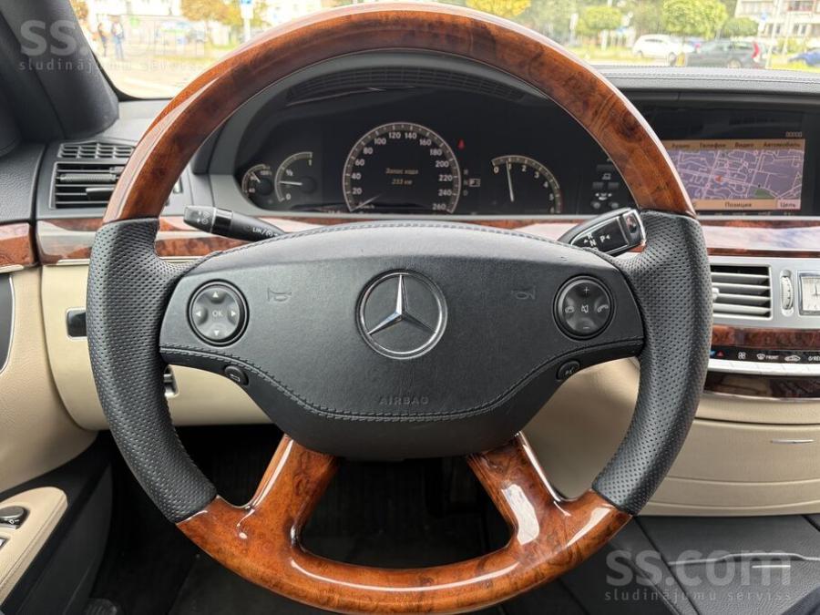 Zils Mercedes-Benz S 320 2007 Rīga, ar dzinēja tilpumu 3.00 L un nobraukumu 0 tūkst. km par 5999 €, foto 23 vietnē AUTOMOTO.COM.LV