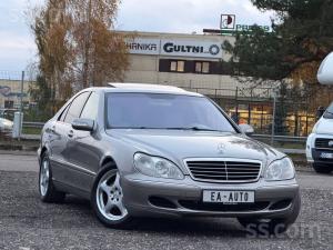 Brown Mercedes-Benz S 320 2004 in Riga, with an engine capacity of 3.20 L and mileage of 0 thousand km for 4750 €, photo  on AUTOMOTO.COM.LV