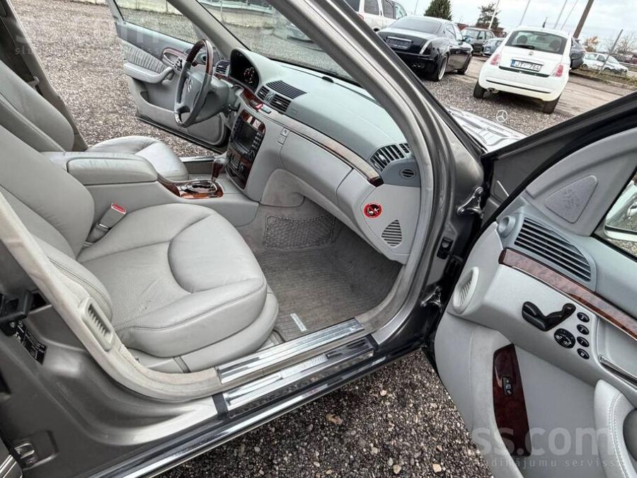 Brūns Mercedes-Benz S 320 2004 Rīga, ar dzinēja tilpumu 3.20 L un nobraukumu 0 tūkst. km par 4750 €, foto 25 vietnē AUTOMOTO.COM.LV