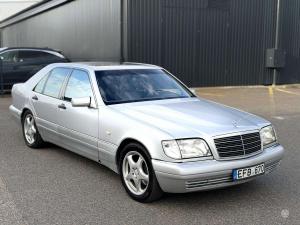 Grey Mercedes-Benz S 320 1997 in Vilnius, with an engine capacity of 3.20 L and mileage of 248 thousand km for 5250 €, photo 3 on AUTOMOTO.COM.LV