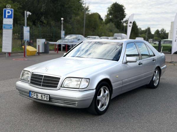 Grey Mercedes-Benz S 320 1997 in Vilnius, with an engine capacity of 3.20 L and mileage of 248 thousand km for 5250 €, photo 4 on AUTOMOTO.COM.LV
