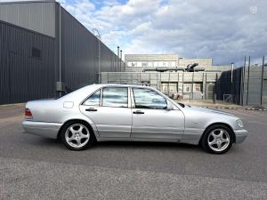 Grey Mercedes-Benz S 320 1997 in Vilnius, with an engine capacity of 3.20 L and mileage of 248 thousand km for 5250 €, photo 9 on AUTOMOTO.COM.LV