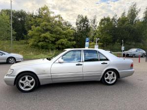 Grey Mercedes-Benz S 320 1997 in Vilnius, with an engine capacity of 3.20 L and mileage of 248 thousand km for 5250 €, photo 10 on AUTOMOTO.COM.LV