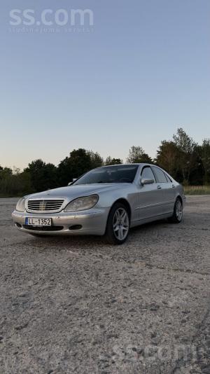 Pelēks Mercedes-Benz S 320 2000 Liepāja, ar dzinēja tilpumu 3.20 L un nobraukumu 453 tūkst. km par 3500 €, foto 8 vietnē AUTOMOTO.COM.LV