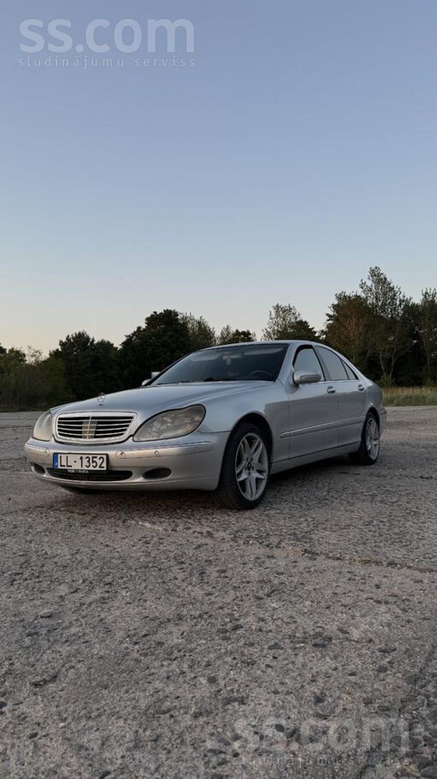Pelēks Mercedes-Benz S 320 2000 Liepāja, ar dzinēja tilpumu 3.20 L un nobraukumu 453 tūkst. km par 3500 €, foto 8 vietnē AUTOMOTO.COM.LV