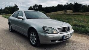 Pelēks Mercedes-Benz S 320 2002 Cēsis, ar dzinēja tilpumu 3.20 L un nobraukumu 682 tūkst. km par 800 €, foto  vietnē AUTOMOTO.COM.LV