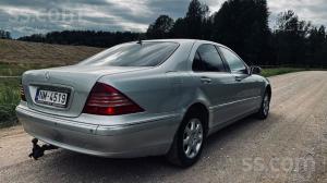 Pelēks Mercedes-Benz S 320 2002 Cēsis, ar dzinēja tilpumu 3.20 L un nobraukumu 682 tūkst. km par 800 €, foto 4 vietnē AUTOMOTO.COM.LV
