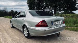 Pelēks Mercedes-Benz S 320 2002 Cēsis, ar dzinēja tilpumu 3.20 L un nobraukumu 682 tūkst. km par 800 €, foto 5 vietnē AUTOMOTO.COM.LV