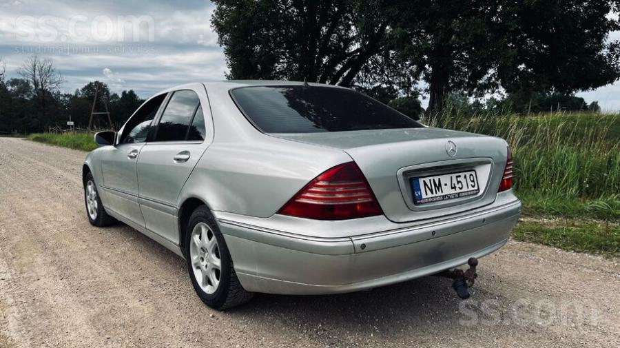 Pelēks Mercedes-Benz S 320 2002 Cēsis, ar dzinēja tilpumu 3.20 L un nobraukumu 682 tūkst. km par 800 €, foto 5 vietnē AUTOMOTO.COM.LV