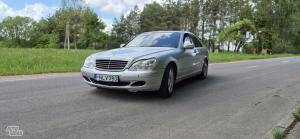 Grey Mercedes-Benz S 320 2003 in Kaunas, with an engine capacity of 3.20 L and mileage of 361 thousand km for 1999 €, photo  on AUTOMOTO.COM.LV