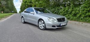 Pelēks Mercedes-Benz S 320 2003 Kauņa, ar dzinēja tilpumu 3.20 L un nobraukumu 361 tūkst. km par 1999 €, foto 3 vietnē AUTOMOTO.COM.LV