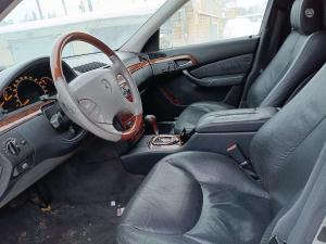 Pelēks Mercedes-Benz S 320 2004 Marijampole, ar dzinēja tilpumu 3.20 L un nobraukumu 322 tūkst. km par 1700 €, foto 6 vietnē AUTOMOTO.COM.LV