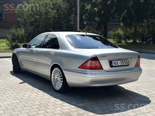 Grey Mercedes-Benz S 320 2004 in Riga, with an engine capacity of 3.20 L and mileage of 260 thousand km for 5500 €, photo 6 on AUTOMOTO.COM.LV