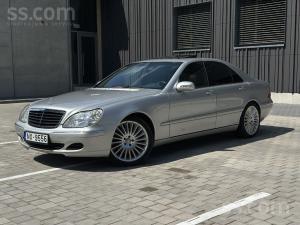 Grey Mercedes-Benz S 320 2004 in Riga, with an engine capacity of 3.20 L and mileage of 260 thousand km for 5500 €, photo 7 on AUTOMOTO.COM.LV