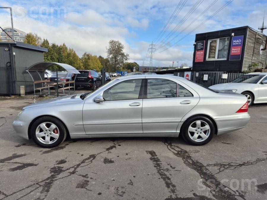 Pelēks Mercedes-Benz S 320 2004 Rīga, ar dzinēja tilpumu 3.20 L un nobraukumu 269 tūkst. km par 5590 €, foto 19 vietnē AUTOMOTO.COM.LV