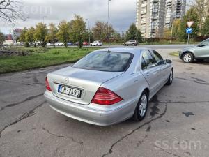 Pelēks Mercedes-Benz S 320 2004 Rīga, ar dzinēja tilpumu 3.20 L un nobraukumu 269 tūkst. km par 5590 €, foto 13 vietnē AUTOMOTO.COM.LV