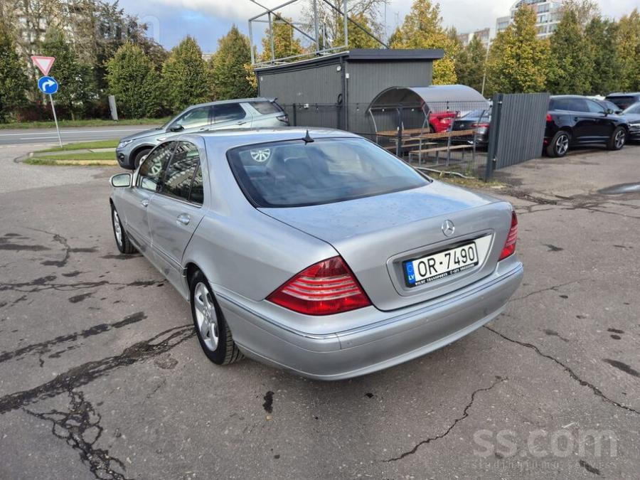 Pelēks Mercedes-Benz S 320 2004 Rīga, ar dzinēja tilpumu 3.20 L un nobraukumu 269 tūkst. km par 5590 €, foto 16 vietnē AUTOMOTO.COM.LV