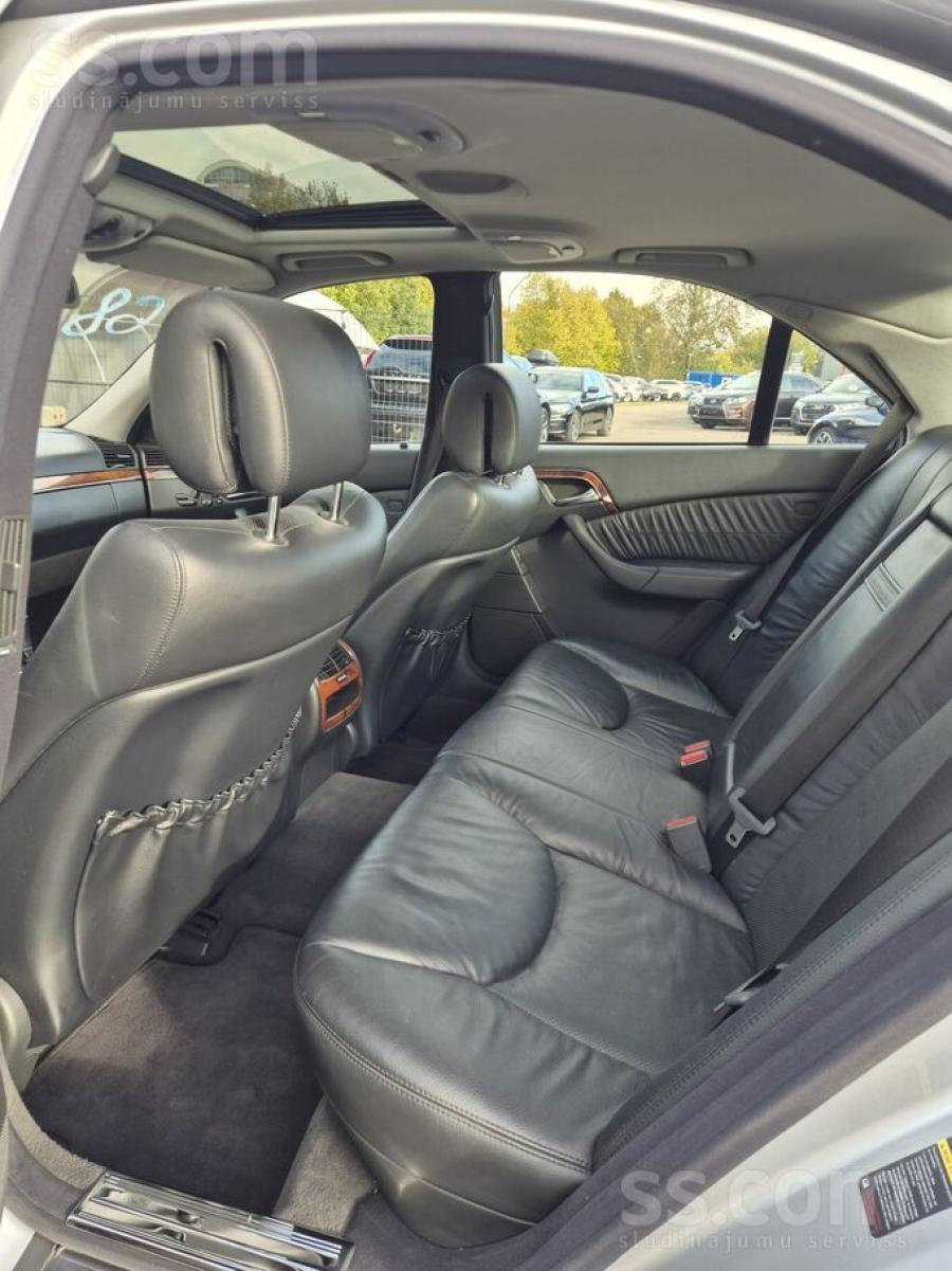Pelēks Mercedes-Benz S 320 2004 Rīga, ar dzinēja tilpumu 3.20 L un nobraukumu 269 tūkst. km par 5590 €, foto 20 vietnē AUTOMOTO.COM.LV