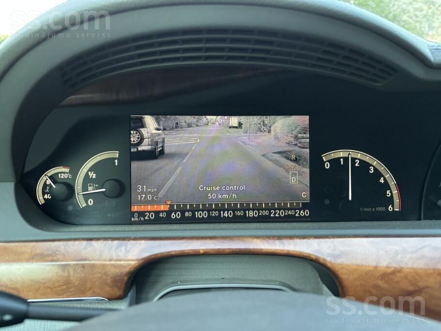Grey Mercedes-Benz S 320 2007 in Bauska, with an engine capacity of 3.20 L and mileage of 440 thousand km for 6000 €, photo 22 on AUTOMOTO.COM.LV