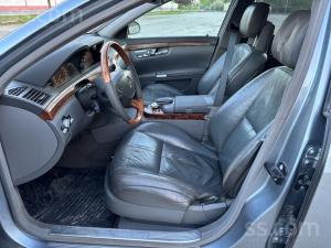 Grey Mercedes-Benz S 320 2007 in Bauska, with an engine capacity of 3.20 L and mileage of 440 thousand km for 6000 €, photo 24 on AUTOMOTO.COM.LV