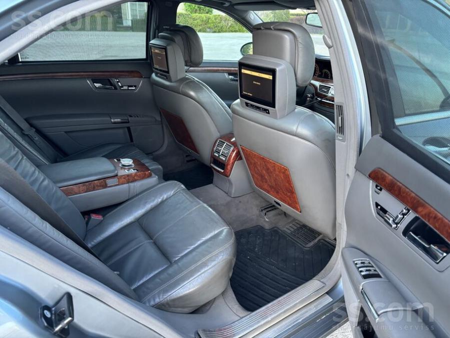 Grey Mercedes-Benz S 320 2007 in Bauska, with an engine capacity of 3.20 L and mileage of 440 thousand km for 6000 €, photo 29 on AUTOMOTO.COM.LV