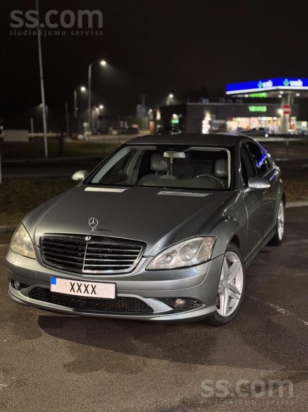 Pelēks Mercedes-Benz S 320 2007 Rīga, ar dzinēja tilpumu 3.00 L un nobraukumu 240 tūkst. km par 6500 €, foto 2 vietnē AUTOMOTO.COM.LV